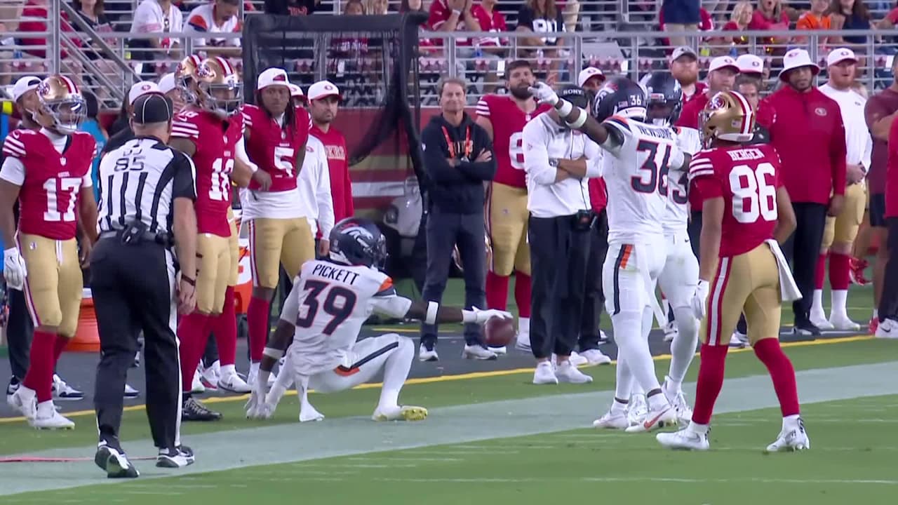Denver Broncos cornerback Joshua Pickett looks like elite WR with toe ...