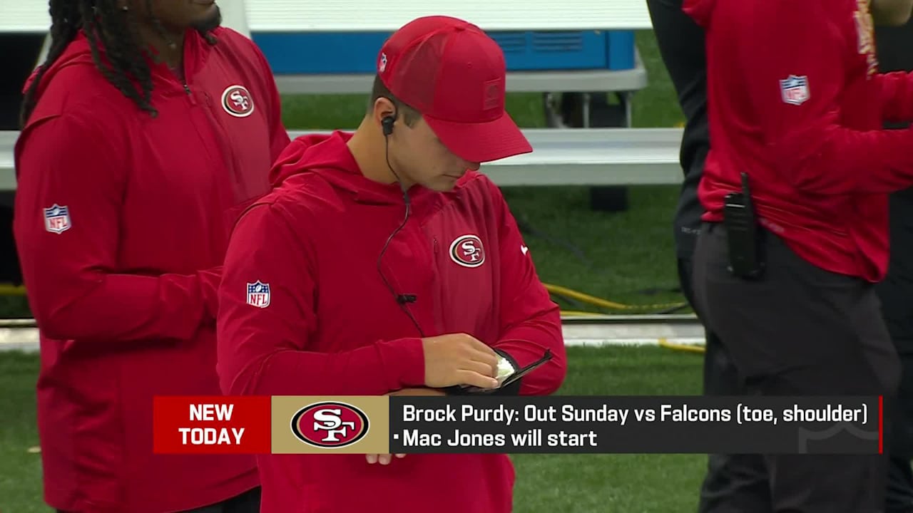 San Francisco 49ers quarterback Brock Purdy (toe,shoulder) ruled out ...