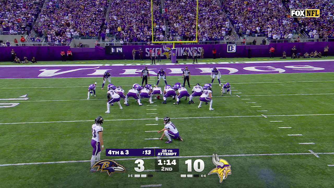 Baltimore Ravens kicker Tyler Loop sneaks in 28-yard field goal to cut ...