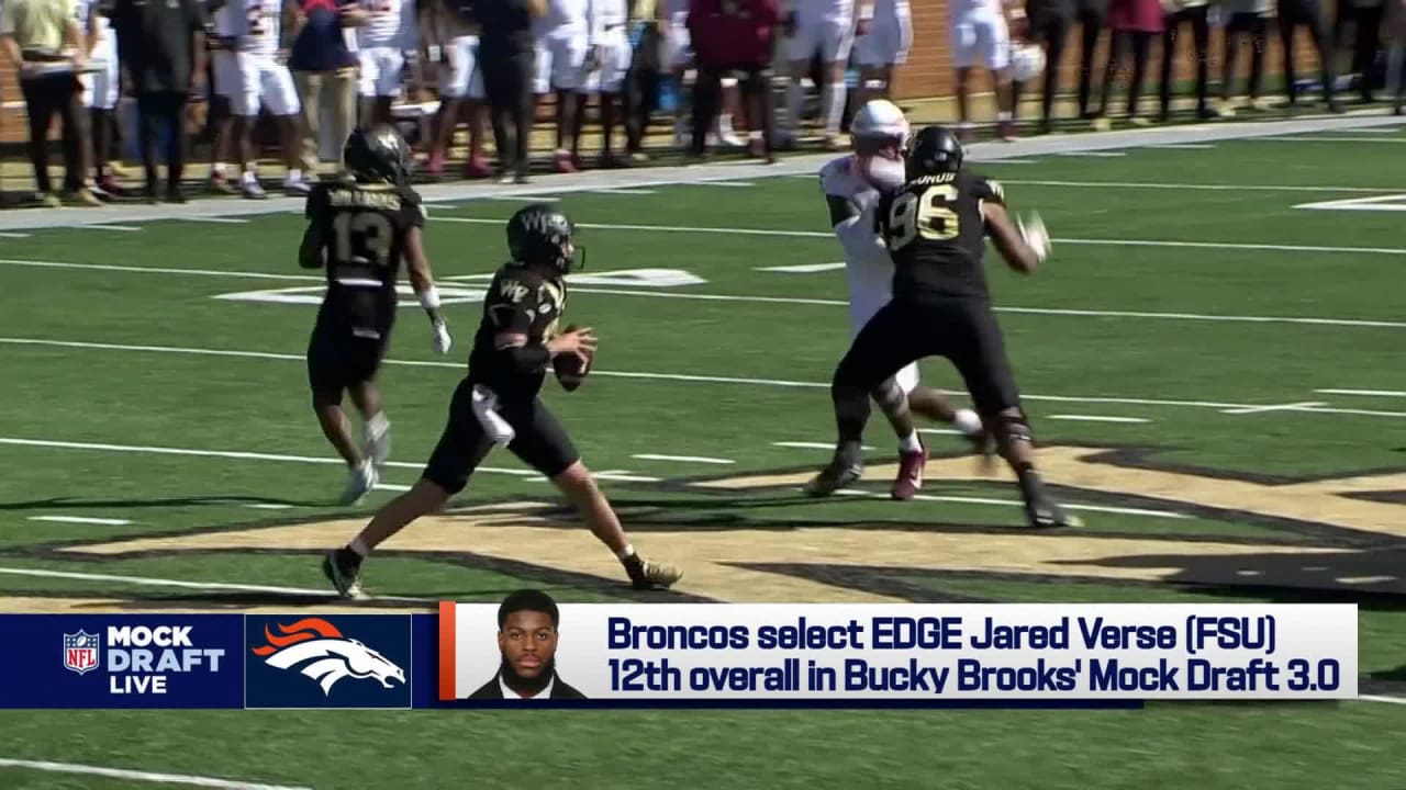 Nfl Networks Bucky Brooks Projects Denver Broncos To Select Edge Jared