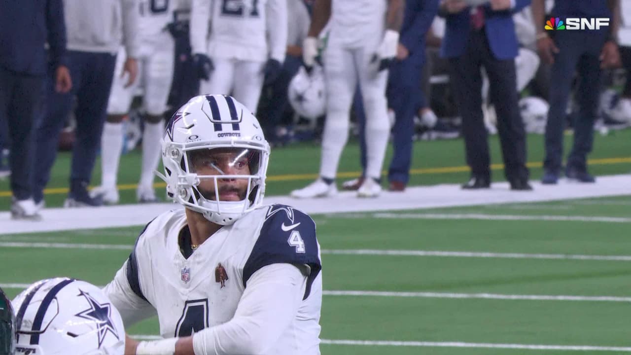Dallas Cowboys quarterback Dak Prescott's 1-yard touchdown slant to ...