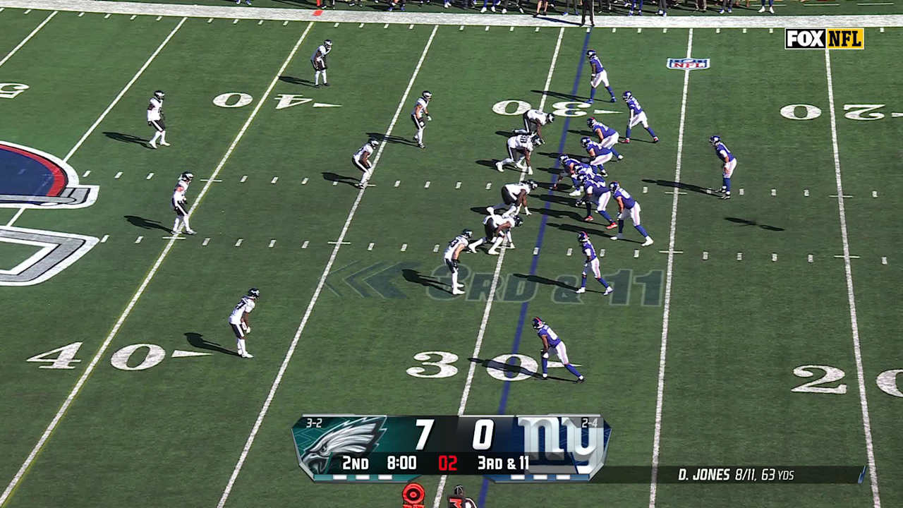 Philadelphia Eagles linebacker Bryce Huff's first full sack as an Eagle ...