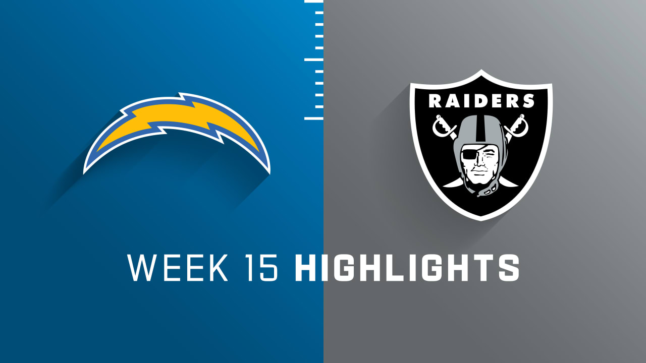 Los Angeles Chargers vs. Las Vegas Raiders highlights | Week 15