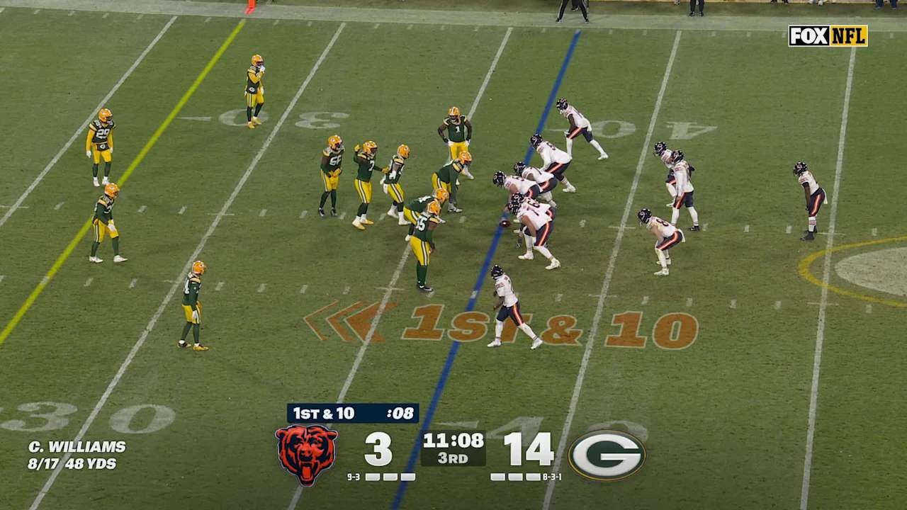 Can't-Miss Play: Chicago Bears quarterback Caleb Williams' 26-yard dime ...
