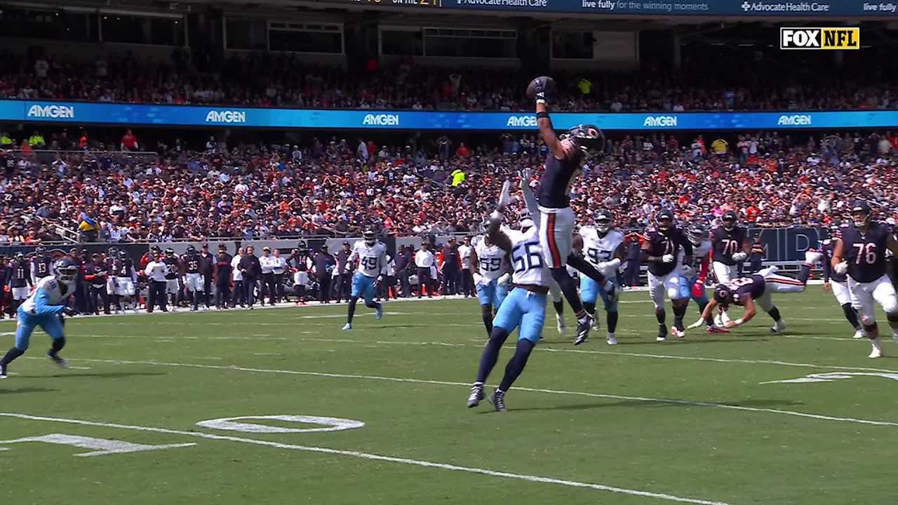 Chicago Bears rookie wide receiver Rome Odunze's bizarre catch comes ...