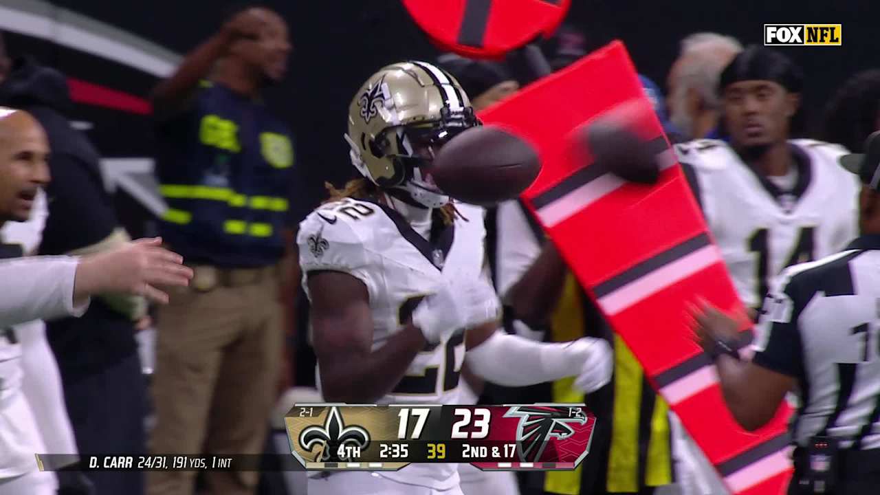 New Orleans Saints wide receiver Rashid Shaheed's eighth catch vs ...