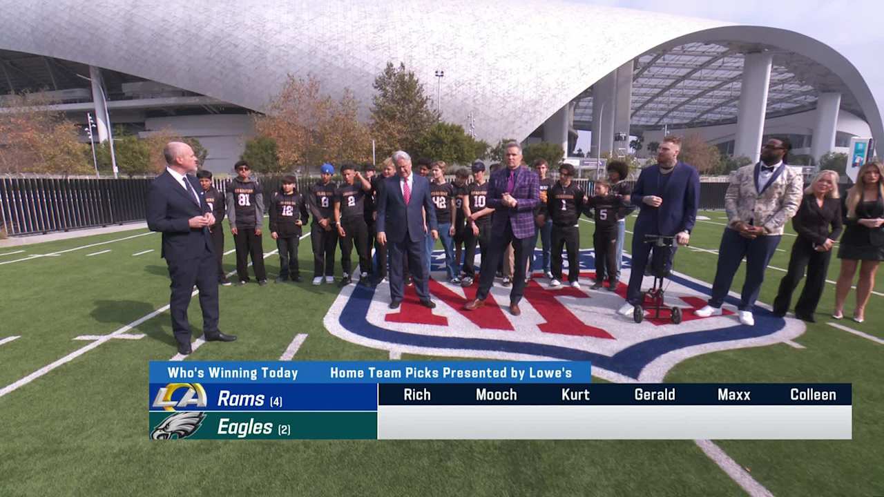 'NFL GameDay Morning' crew make Los Angeles Rams-Philadelphia Eagles ...