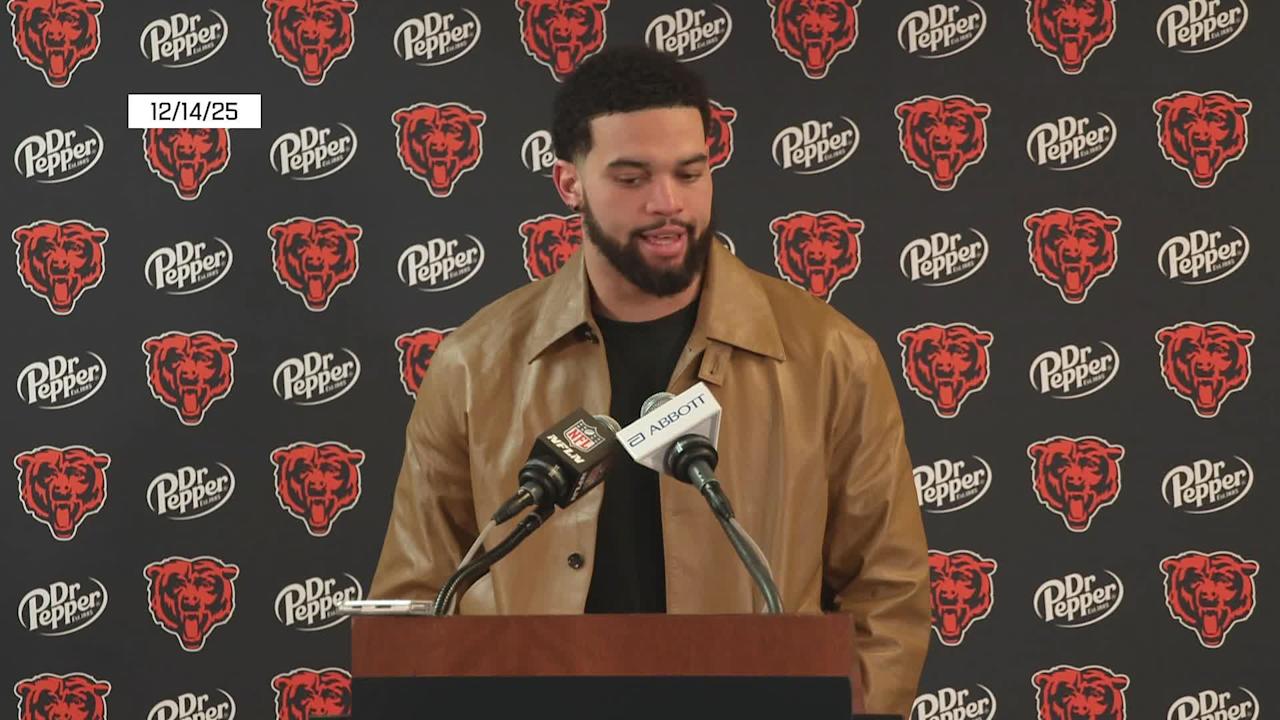 Chicago Bears quarterback Caleb Williams on Bears' playoff readiness ...