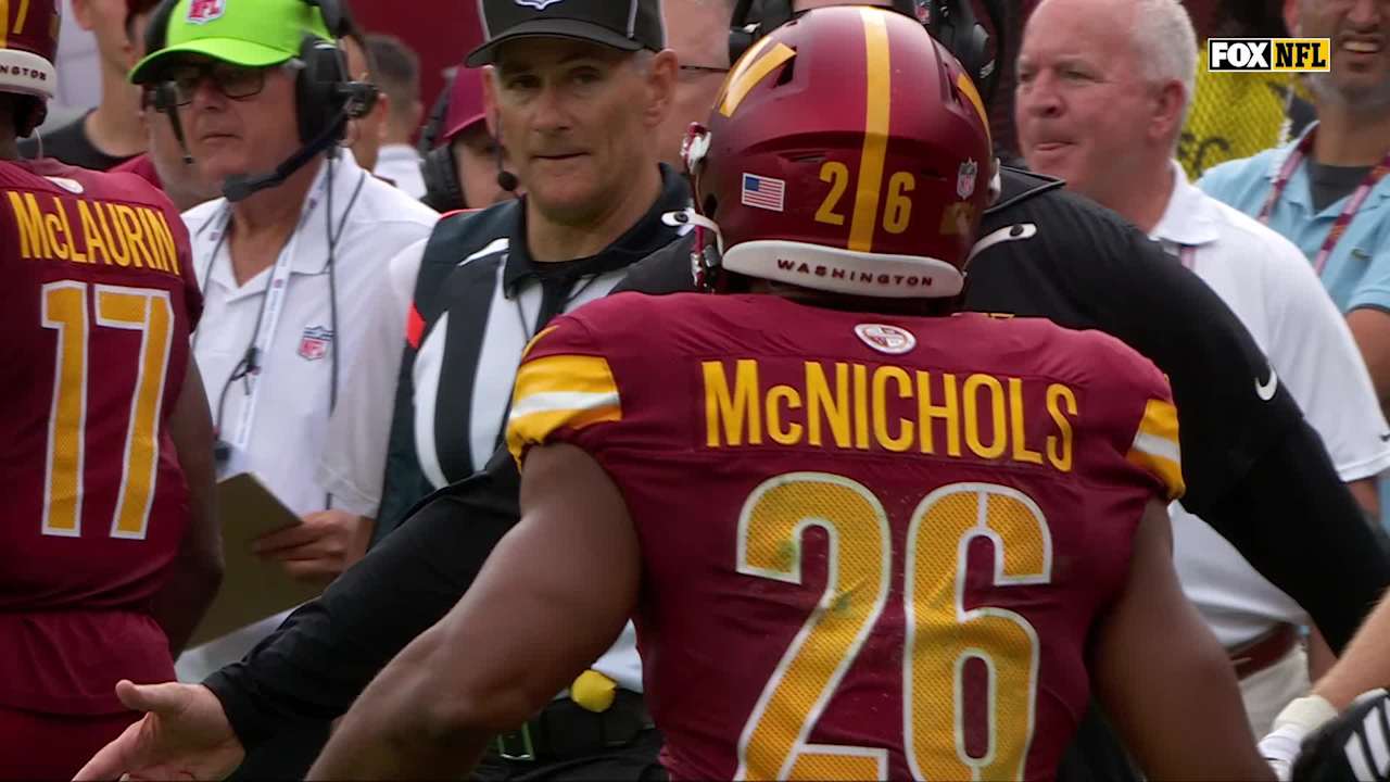 Can't-Miss Play: 60-yard TD! Washington Commanders running back Jeremy ...