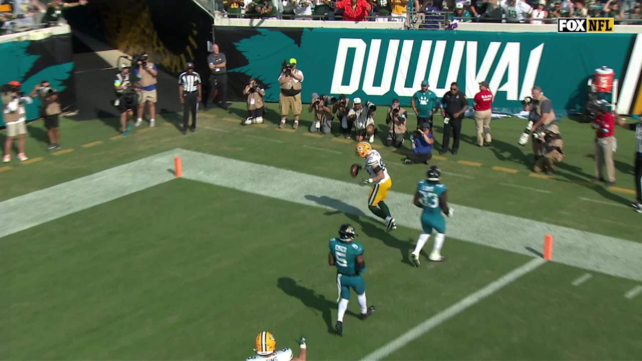 Green Bay Packers quarterback Malik Willis' third TD pass as a Packer ...