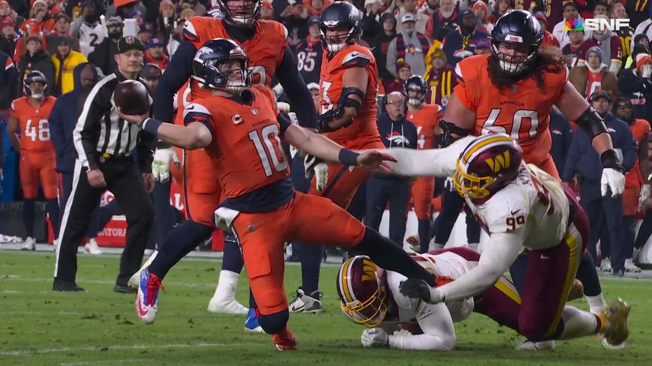 Denver Broncos quarterback Bo Nix's best throws in 321-yard game vs ...