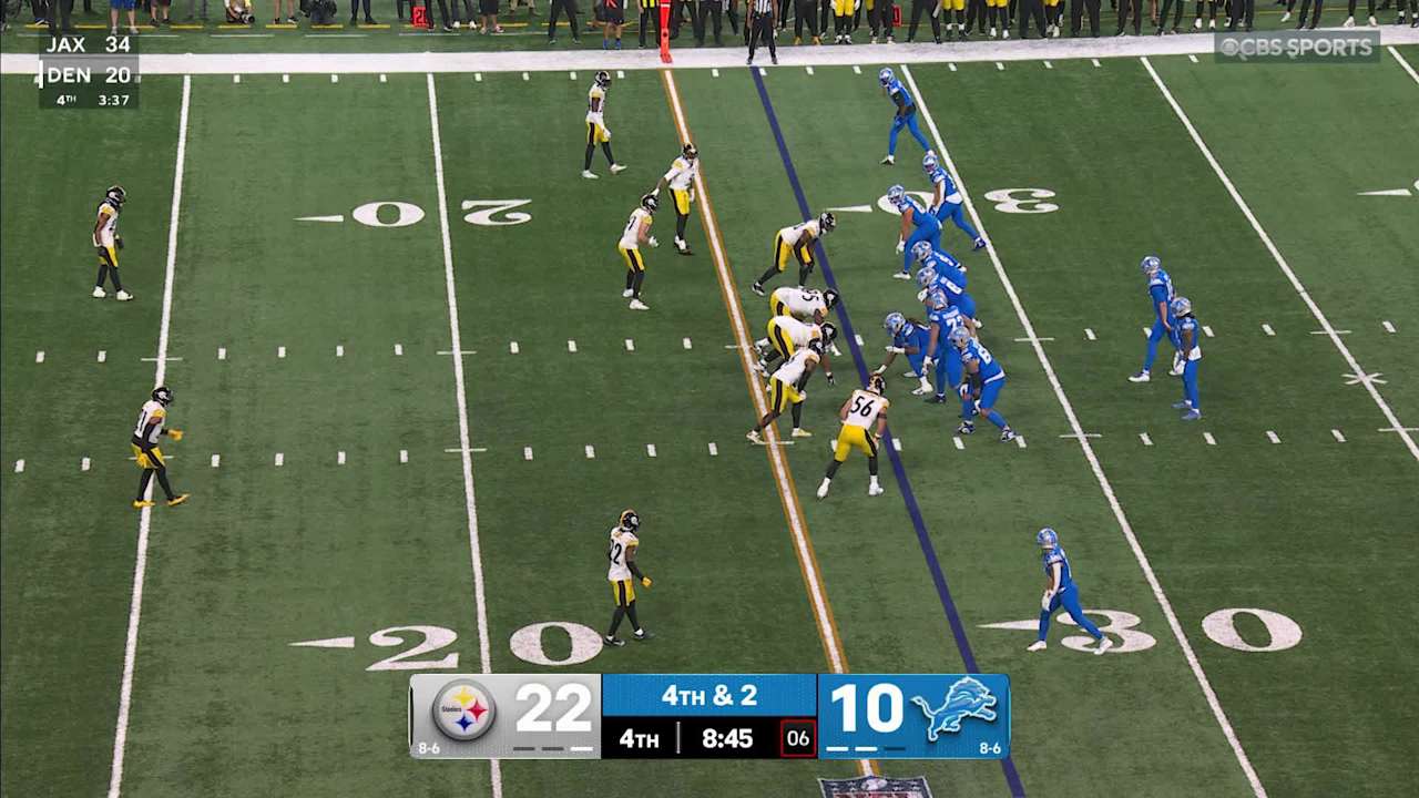 Detroit Lions wide receiver Kalif Raymond outraces the Pittsburgh ...