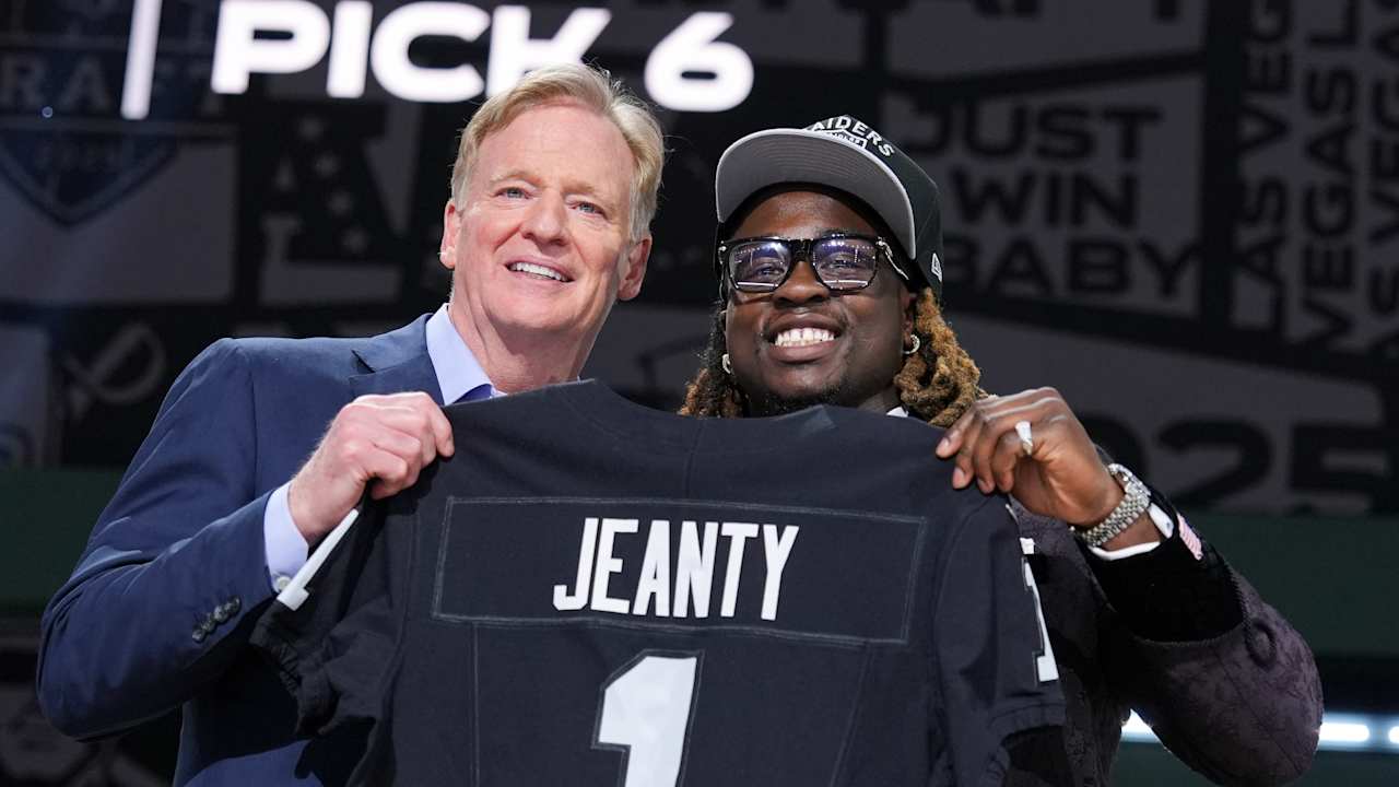 2025 NFL Draft: Raiders select Boise State RB Ashton Jeanty with No. 6 overall pick