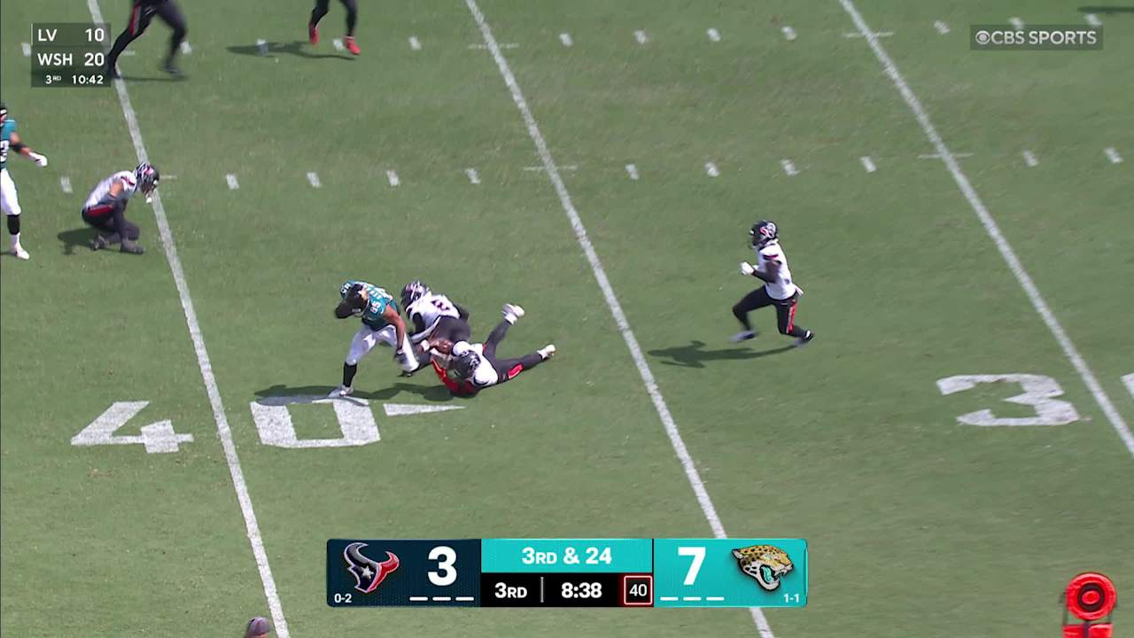 Jacksonville Jaguars tight end Brenton Strange rumbles off multiple ...