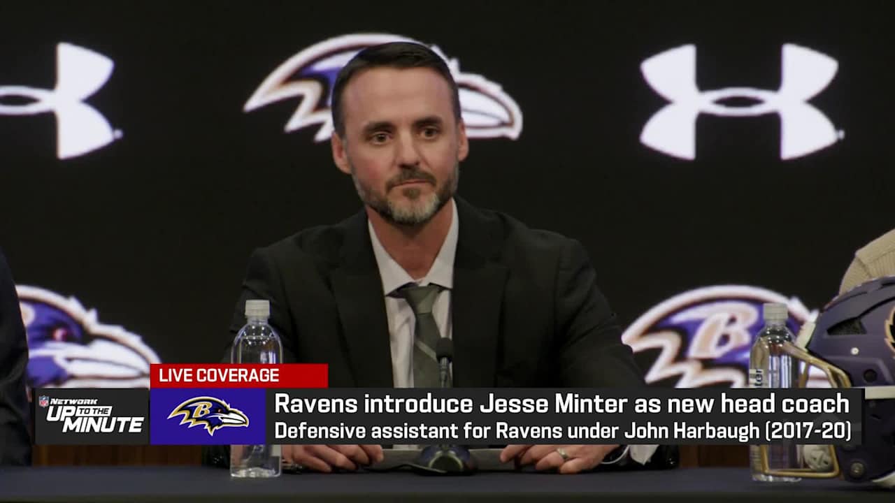 Baltimore Ravens introduce Jesse Minter as new head coach | 'Up to the ...