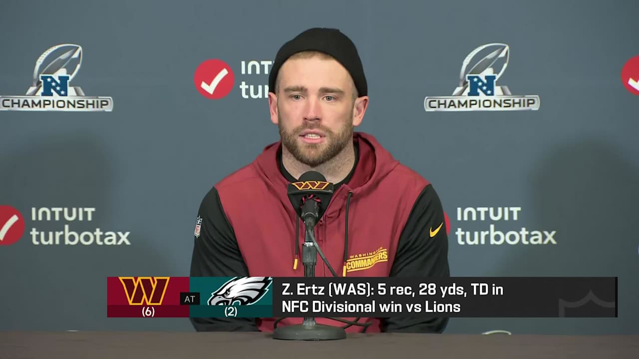 Washington Commanders tight end Zach Ertz shares his experience playing ...