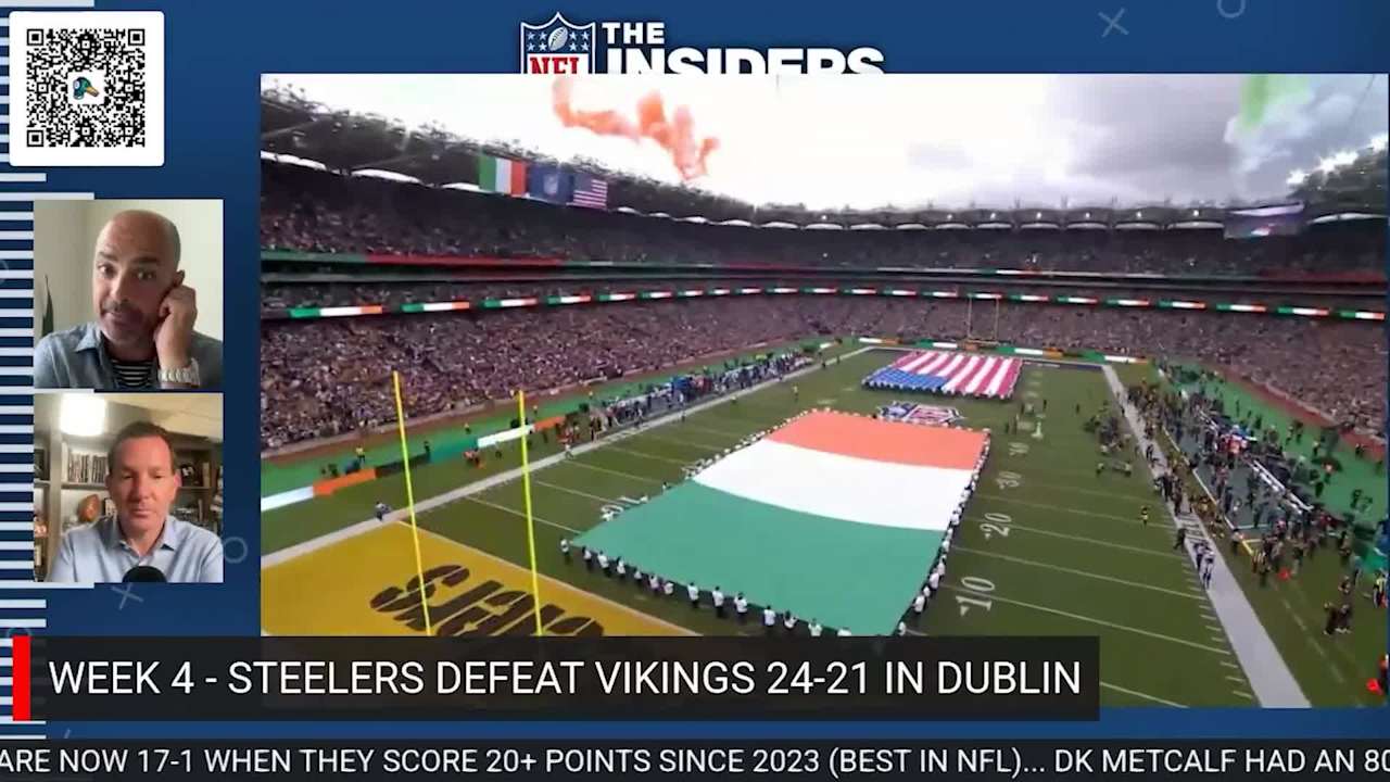 Pittsburgh Steelers' season outlook after win over Minnesota Vikings in Dublin | 'The Insiders'
