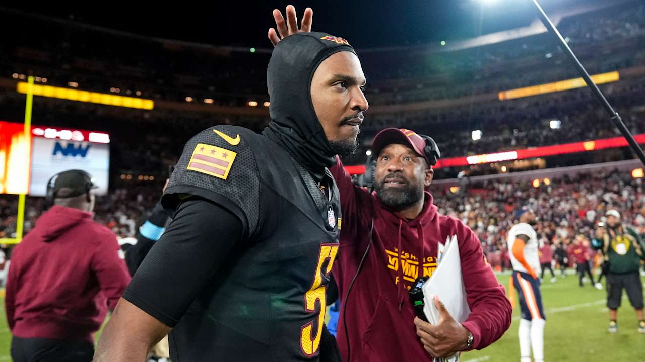 Commanders QB Jayden Daniels stuns Bears with 'once-in-a-lifetime' game ...