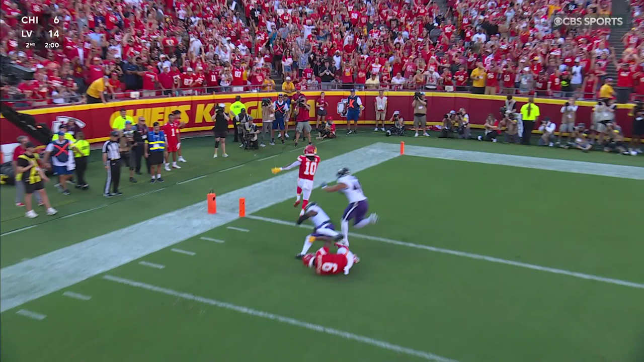 Kansas City Chiefs running back Isiah Pacheco scores his first ...