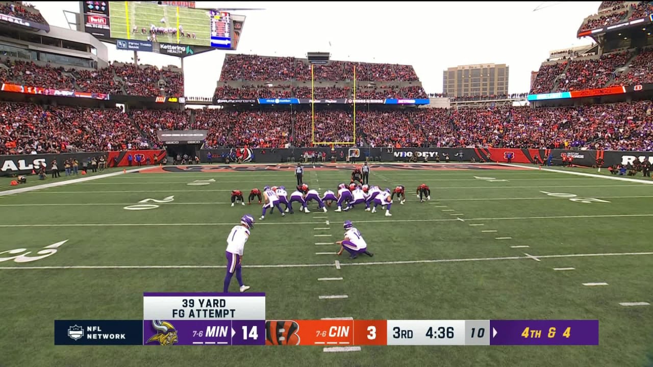 Minnesota Vikings kicker Greg Joseph stretches Minnesota's lead to 17-3 ...