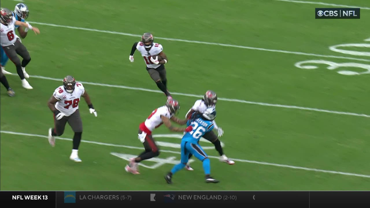 Tampa Bay Buccaneers wide receiver Trey Palmer takes reverse for 13 ...