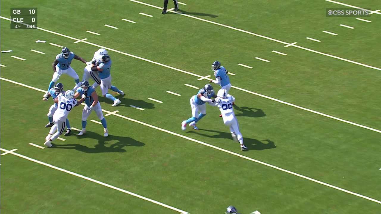 Tennessee Titans quarterback Cam Ward rips 8-yard touchdown in tight ...