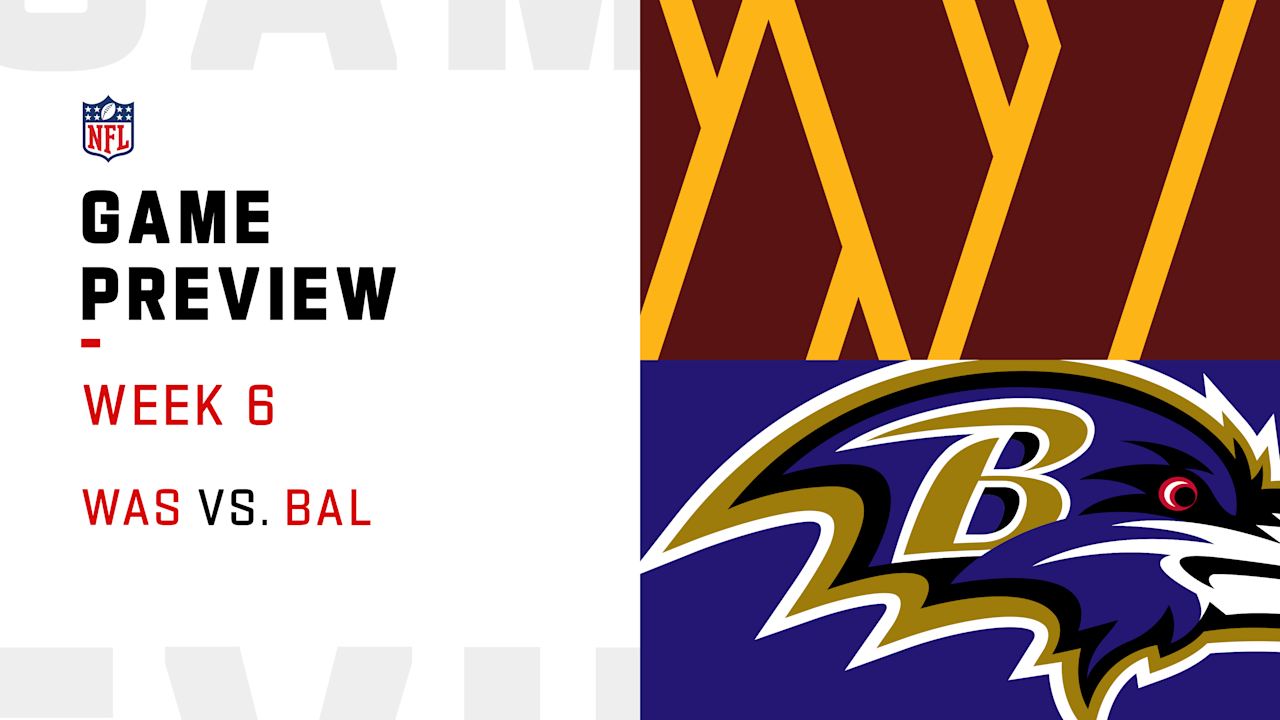 Washington Commanders vs. Baltimore Ravens preview | Week 6