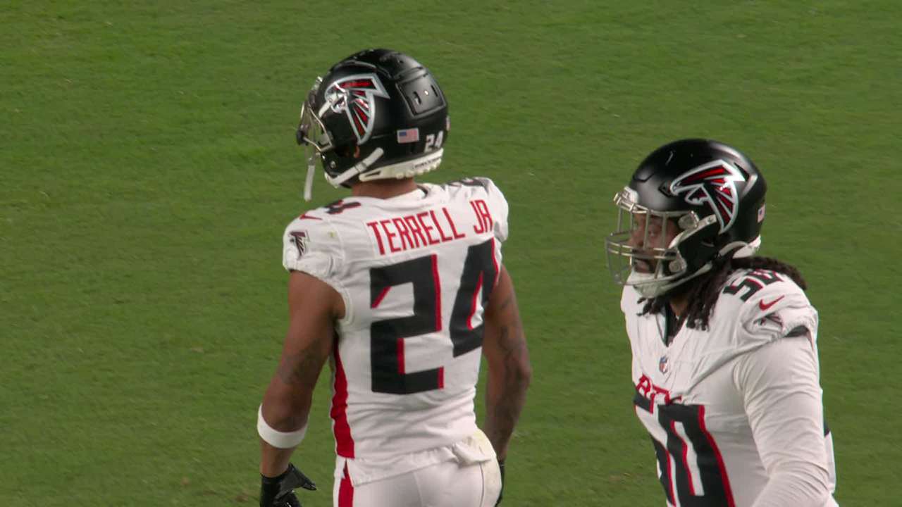 Atlanta Falcons cornerback A.J. Terrell's tackling form is 100 on ...
