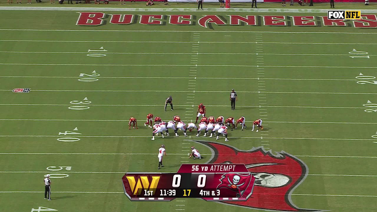 Tampa Bay Buccaneers kicker Chase McLaughlin's 56-yard field goal opens ...