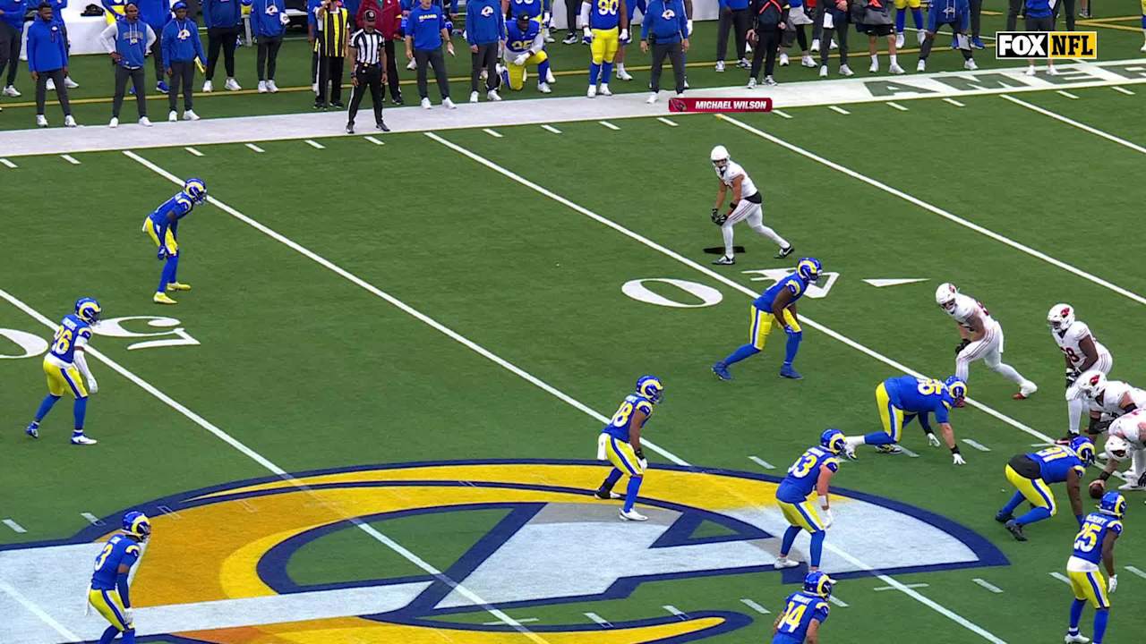Arizona Cardinals wide receiver Michael Wilson keeps Los Angeles Rams ...