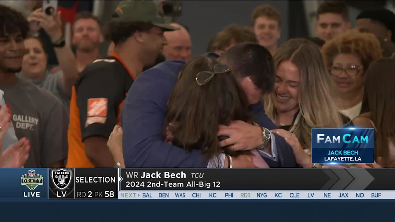 Las Vegas Raiders select wide receiver Jack Bech with No. 58 pick in ...