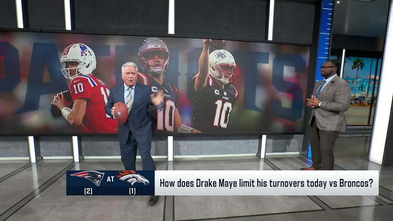 How does New England Patriots quarterback Drake Maye limit turnovers vs ...