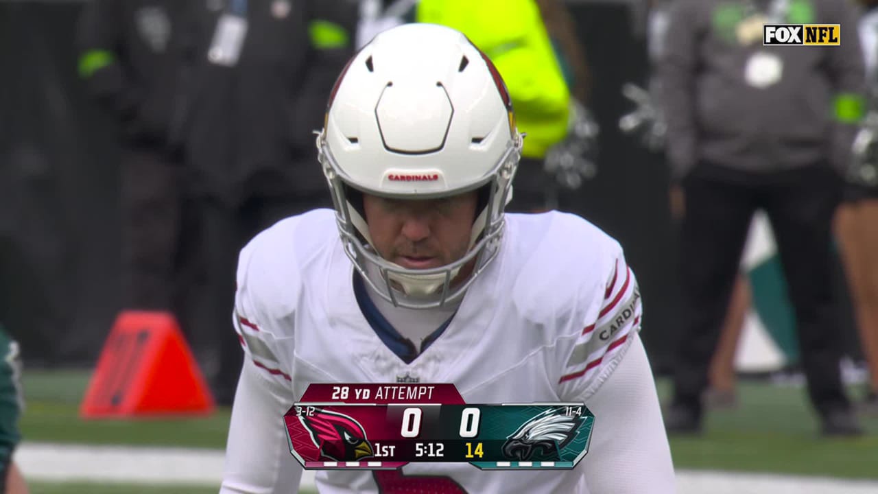 Arizona Cardinals kicker Matt Prater's 28-yard FG opens scoring in ...