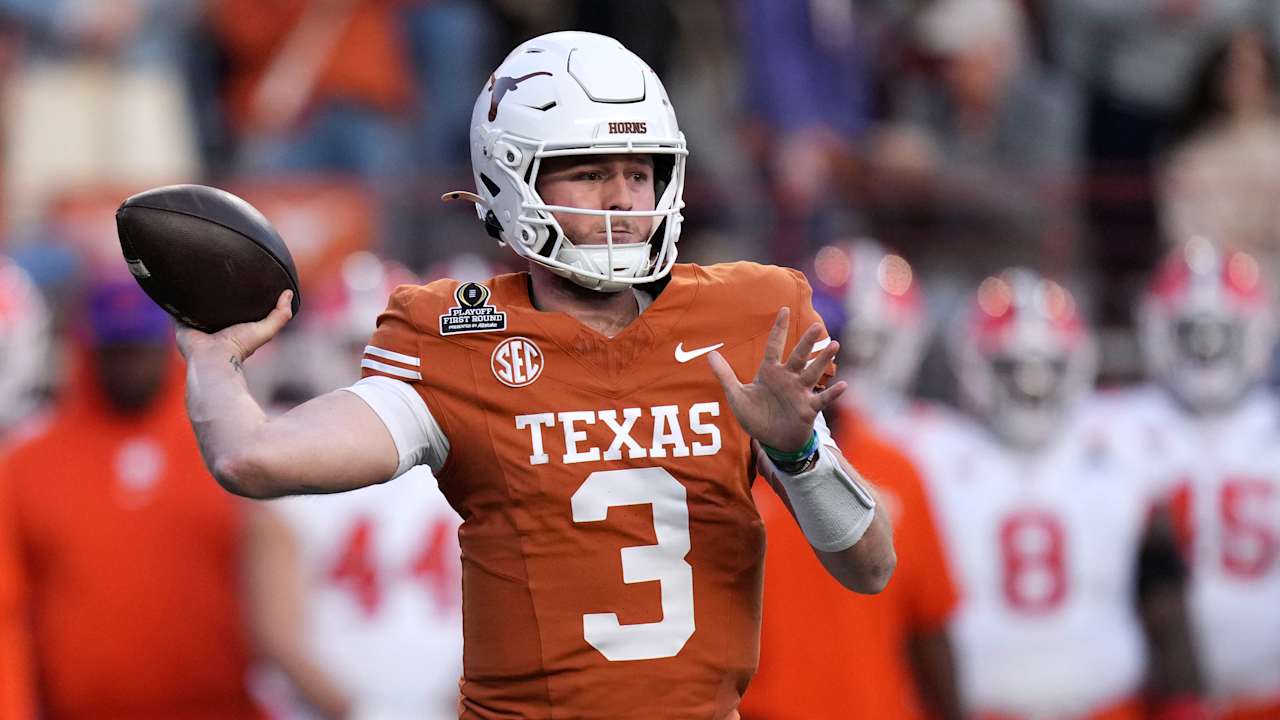 Texas QB Quinn Ewers announces intention to enter 2025 NFL Draft