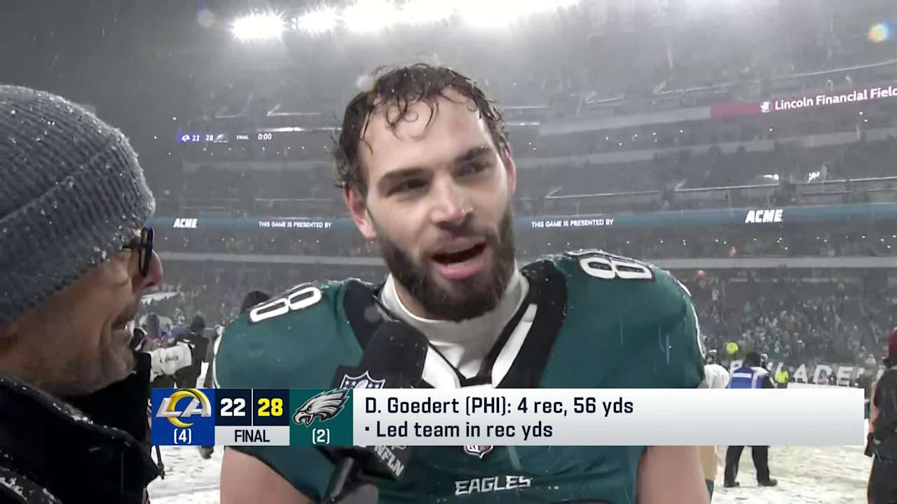 Philadelphia Eagles tight end Dallas Goedert describes collective team ...