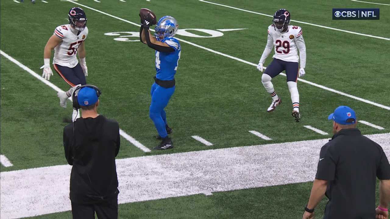 Detroit Lions wide receiver Amon-Ra St. Brown's toe-tap catch gets ...