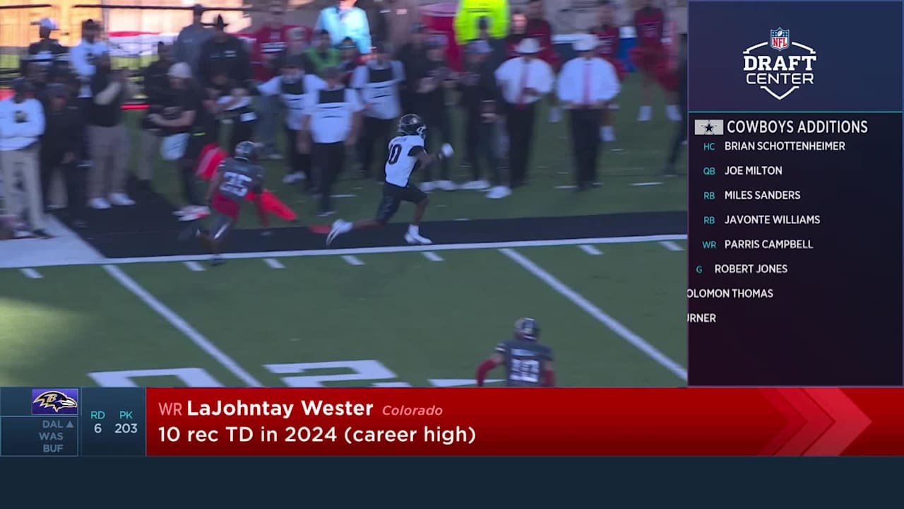 Baltimore Ravens select wide receiver LaJohntay Wester with No. 203 ...