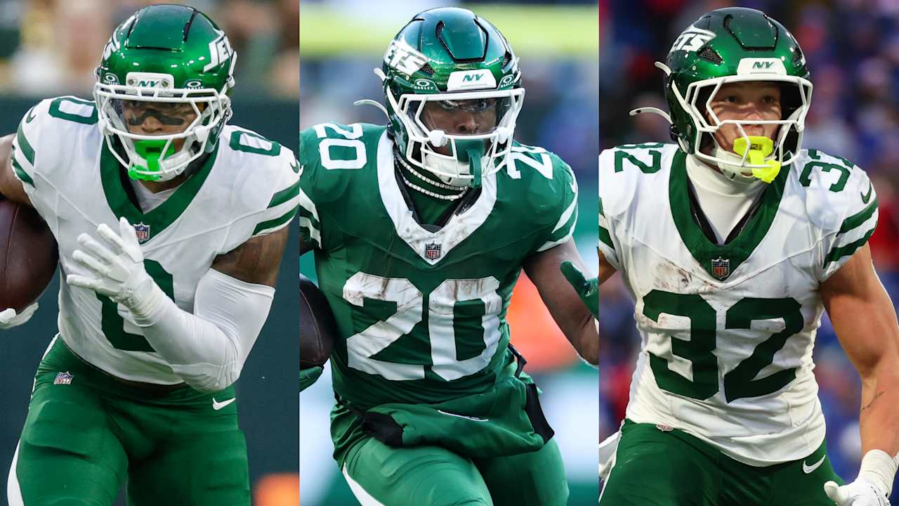 Aaron Glenn wants to utilize Jets' 'three good running backs,' not open to trading Breece Hall