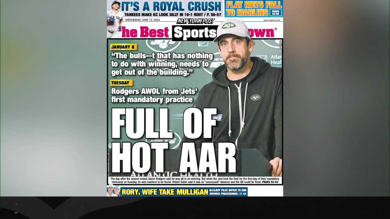 New York Jets head coach Robert Saleh on quarterback Aaron Rodgers' minicamp absence: 'There's ...