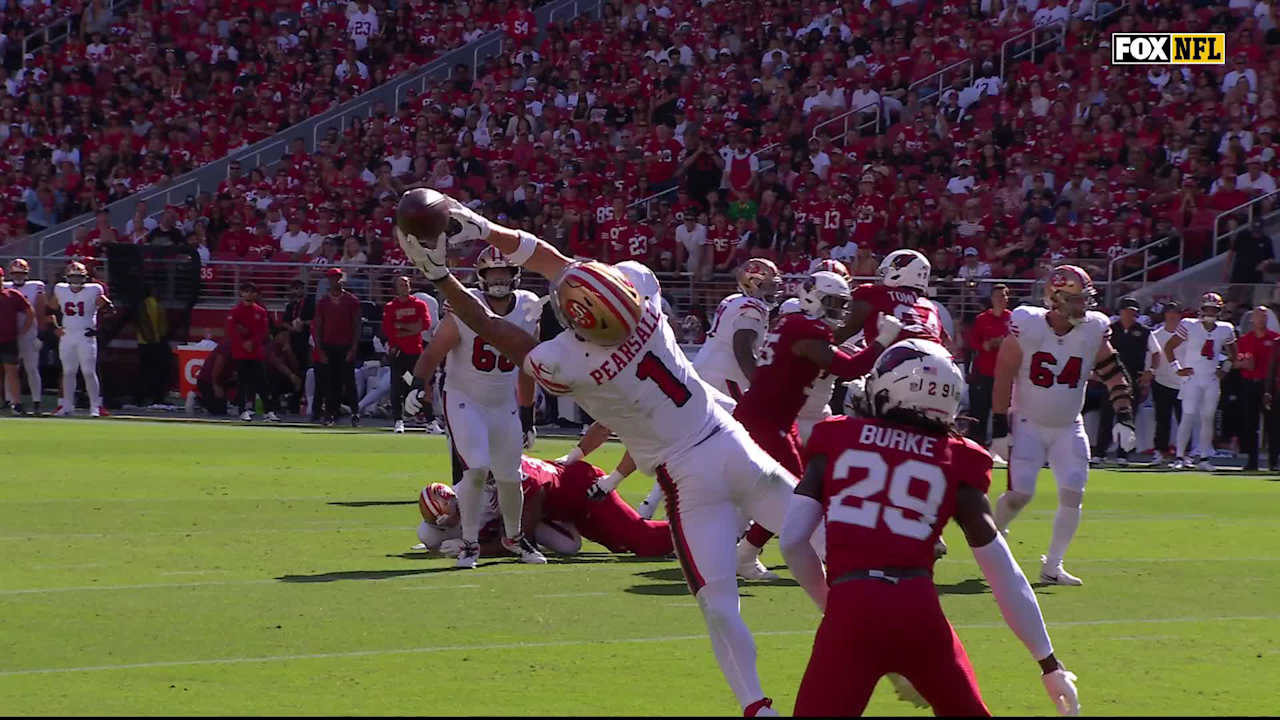 Every San Francisco 49ers wide receiver Ricky Pearsall catch from 117 ...
