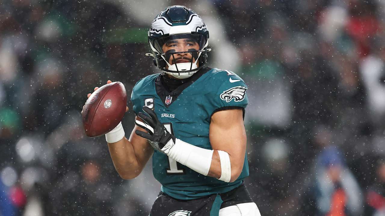 Eagles QB Jalen Hurts on injured knee after playoff win vs. Rams: 'We ...