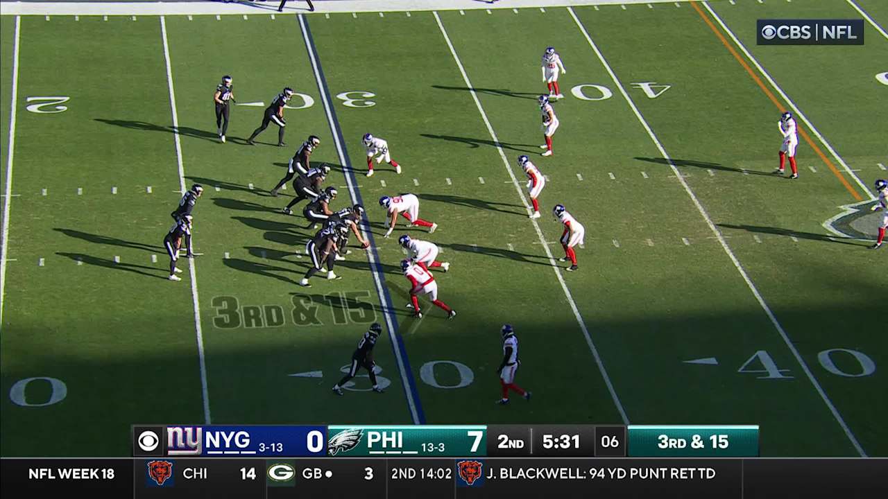 Philadelphia Eagles' quarterback Tanner McKee's dime to wide receiver ...