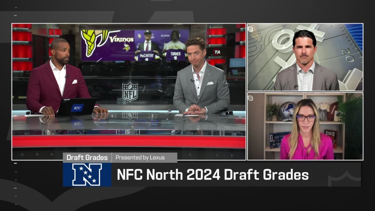 NFL Network's David Carr and Cynthia Frelund grade Chicago Bears' 2024 ...
