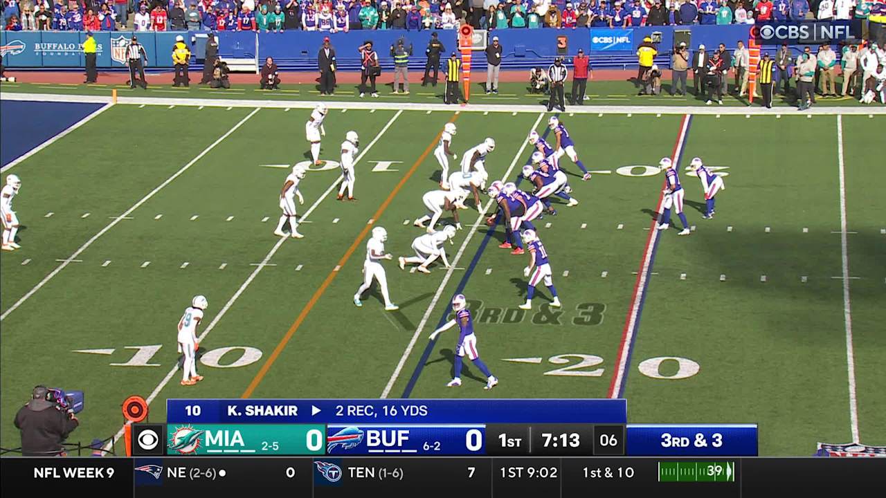 Miami Dolphins linebacker Emmanuel Ogbah tracks down Buffalo Bills ...