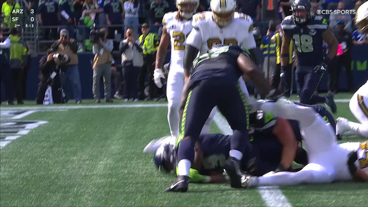 Seattle Seahawks' running back Kenneth Walker's second touchdown of ...