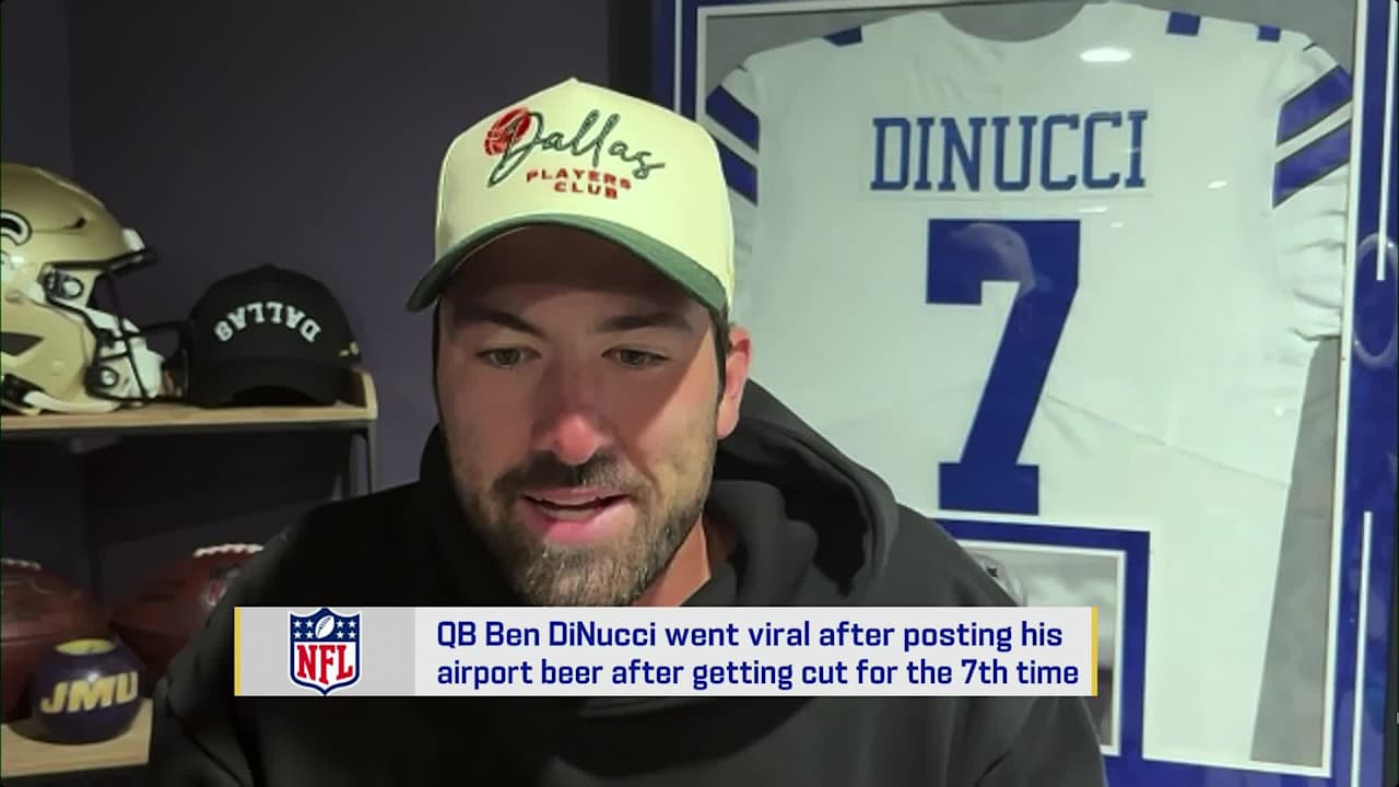 Free agent quarterback Ben DiNucci joins 'GMFB' to break down his viral ...