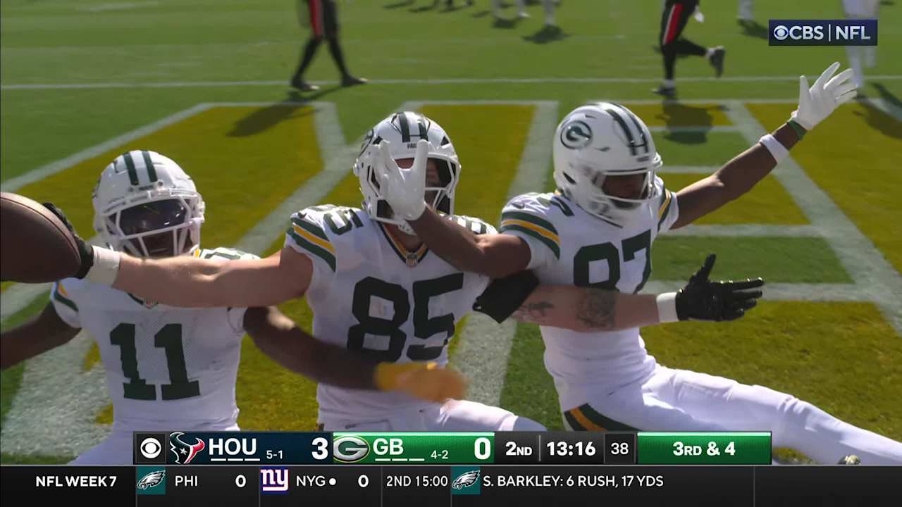 Green Bay Packers quarterback Jordan Love's 13th TD pass of '24 dots ...