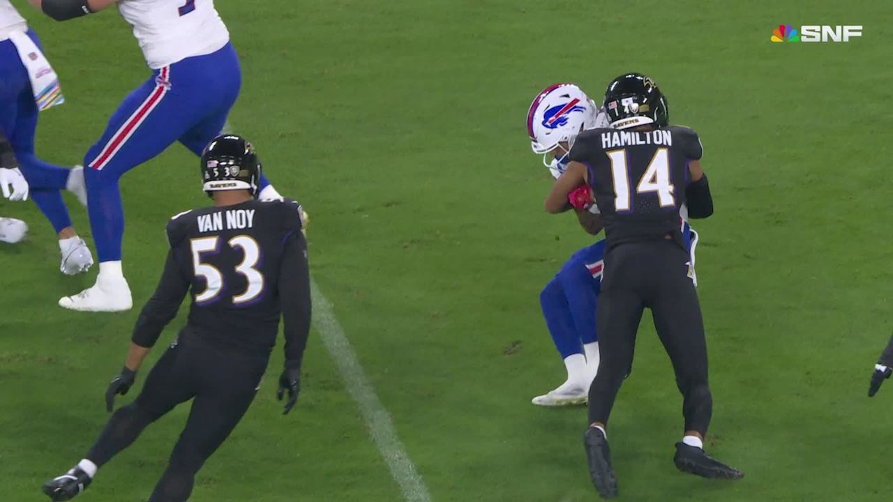 Baltimore Ravens safety Kyle Hamilton's quick instincts yield speedy ...
