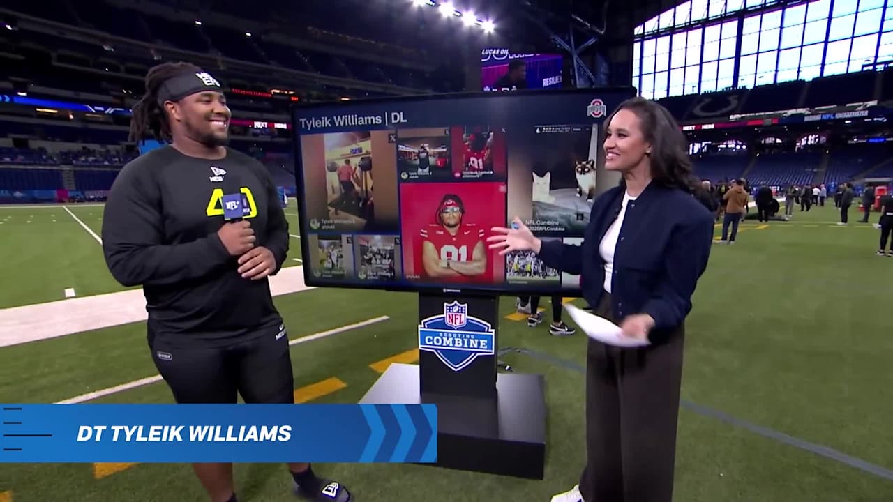 Defensive tackle Tyleik Williams shares his favorite moment from 2025 ...