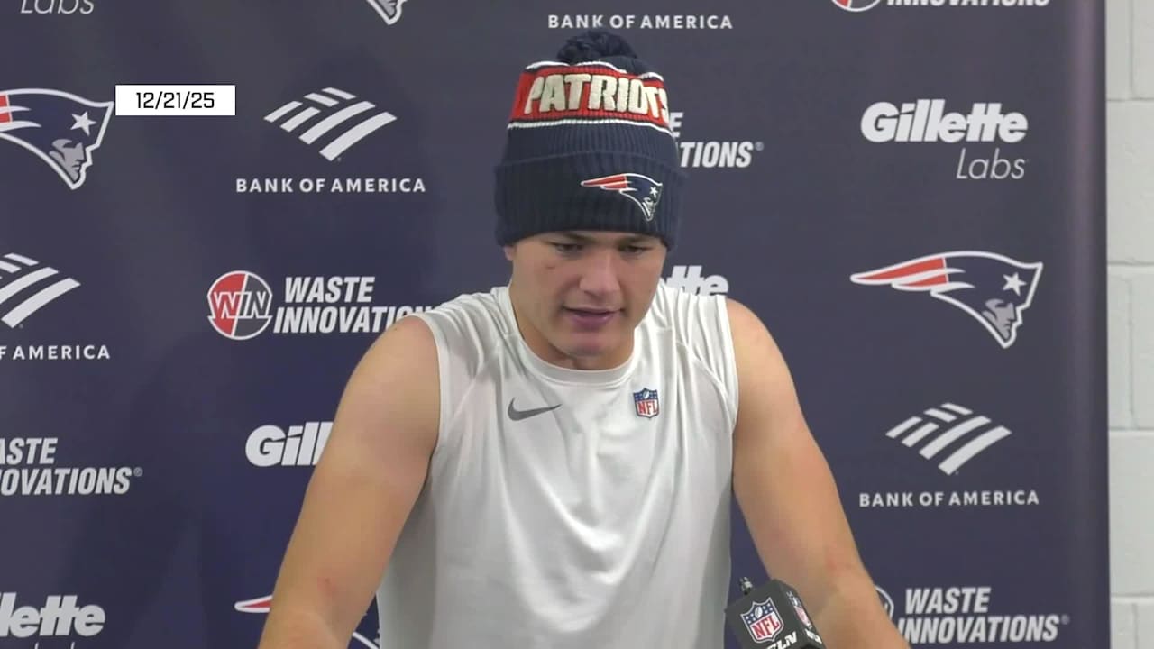 New England Patriots quarterback Drake Maye on game-winning drive vs ...